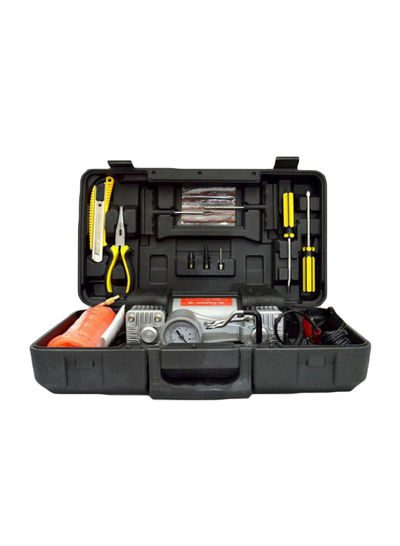 2-Cylinder Air Compressor With Plastic Tool Box - Umeema
